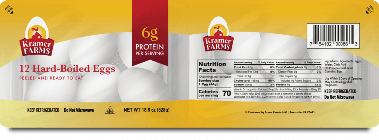 HARD-BOILED EGGS - PRIME FOODS, LLC